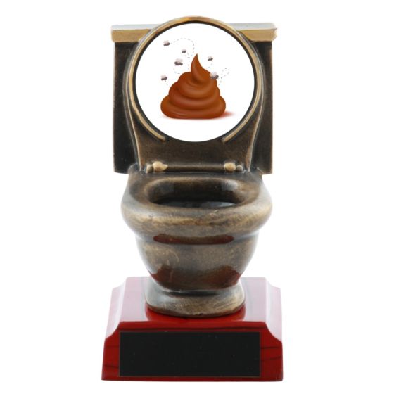 Pile of Poop Toilet Trophy