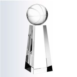 Crystal Basketball Trophy