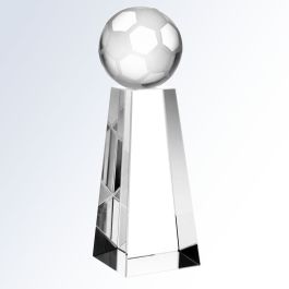 Ultimate Etched Crystal Soccer Ball Award